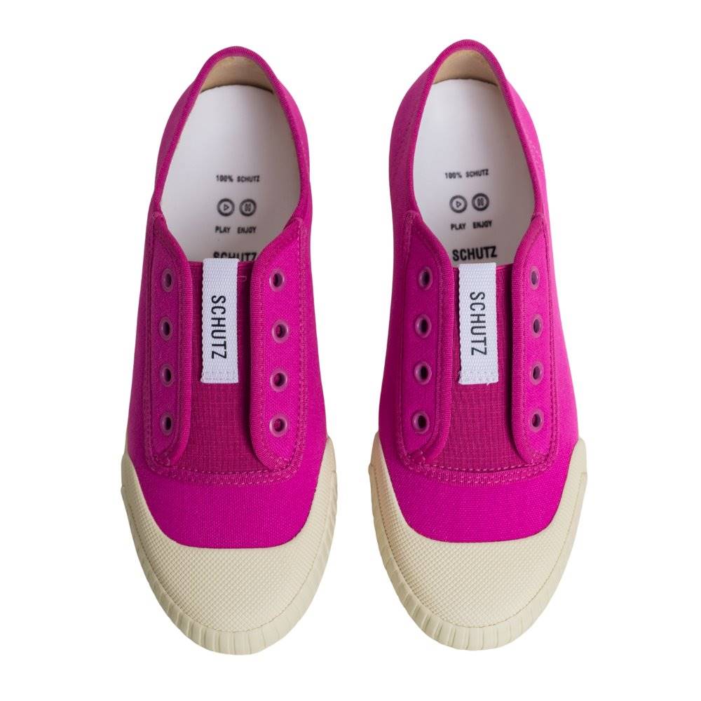 Tênis Feminino Sem Cadarço Smash Lona Schutz Rosa
