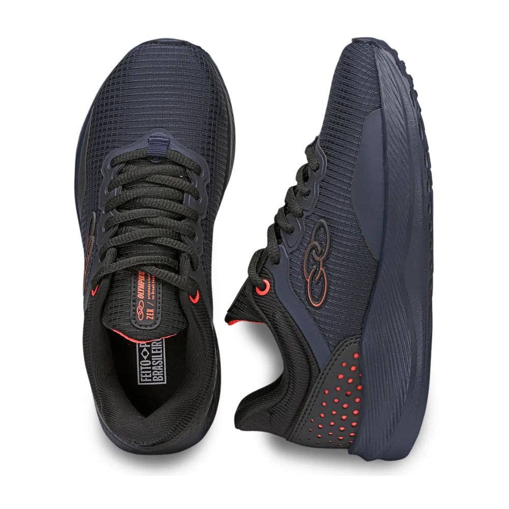 Tênis Infantil Running Zex Olympikus Marinho E Preto