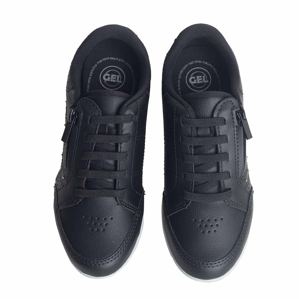 Tênis Moda Feminino Adulto Kolosh Preto